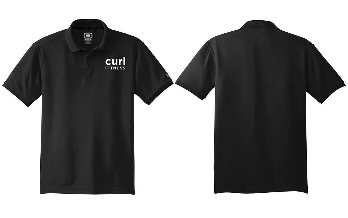 CURL FITNESS Black Ogio Polo - OG101 – Fit19store